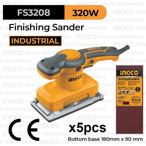 Jual INGCO MESIN AMPLAS PERSEGI PANJANG FINISHING SANDER FS3208 ...