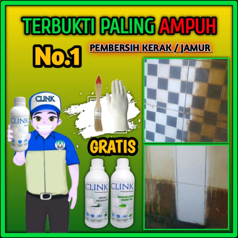 Jual CLINK CLEANER 1000ML PEMBERSIH KERAK KERAMIK KAMAR MANDI TOILET ...