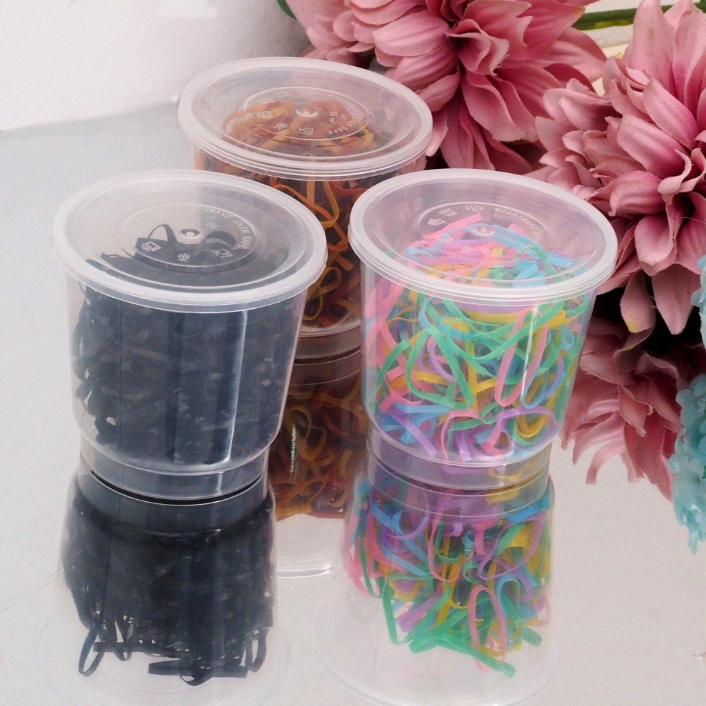 Jual Karet Jepang Polos Tabung Besar Warna Warni Isi Banyak Karet ...