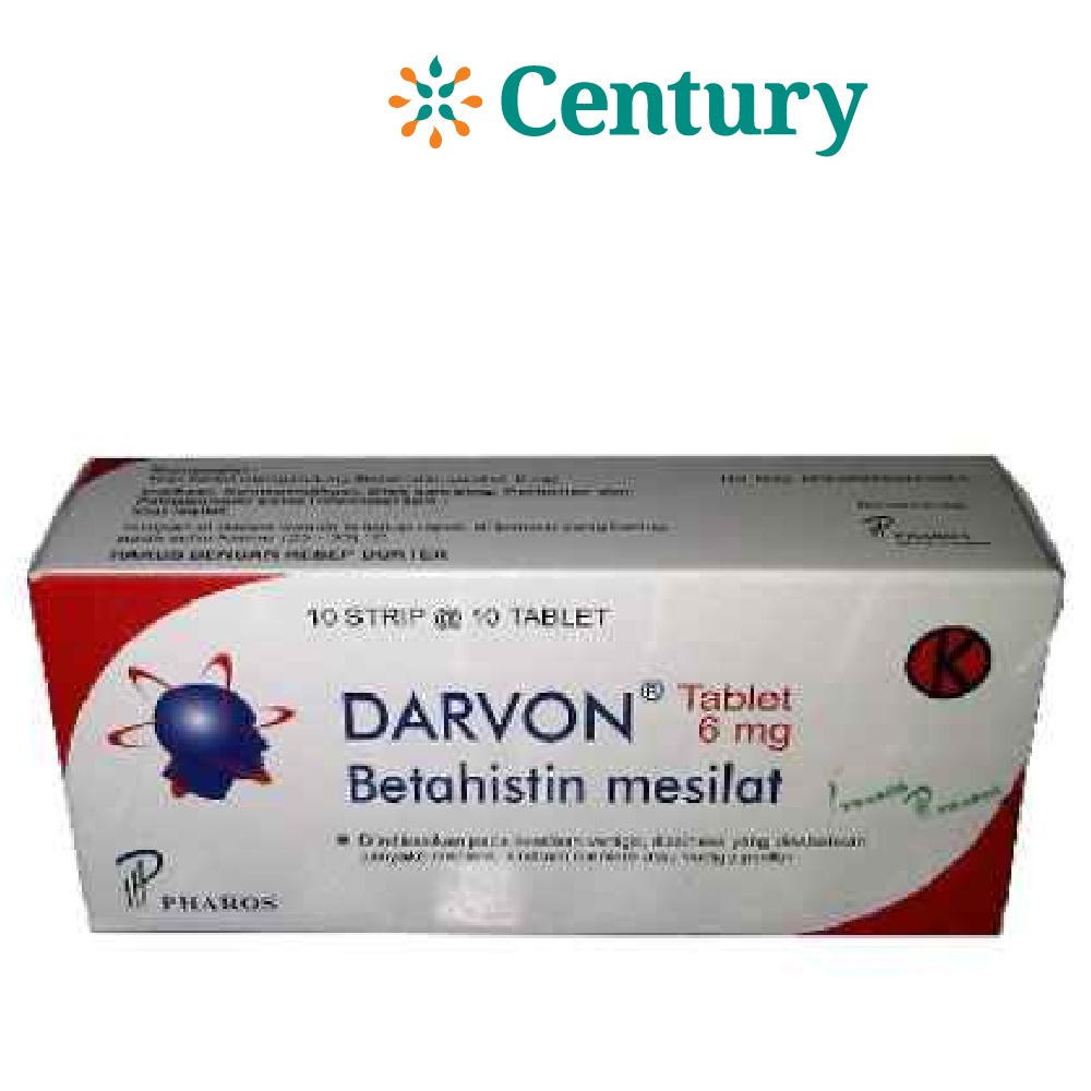 Jual DARVON 6 MG 1 STRIP ISI 10 TABLET/VERTIGO/PUSING/SAKIT KEPALA ...