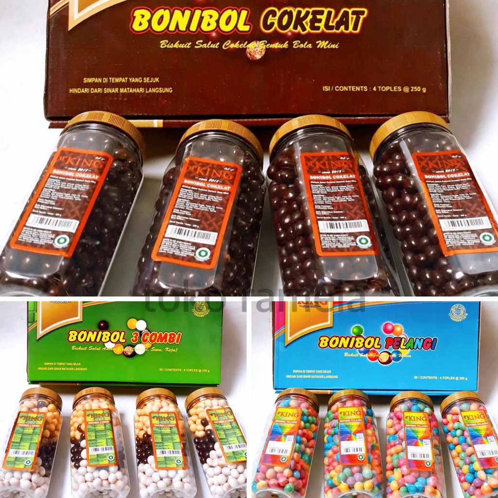 Jual ( DUS )COKLAT BONIBOL KEMASAN DUS ISI 4 TOPLES - MEGABOL-paket ...