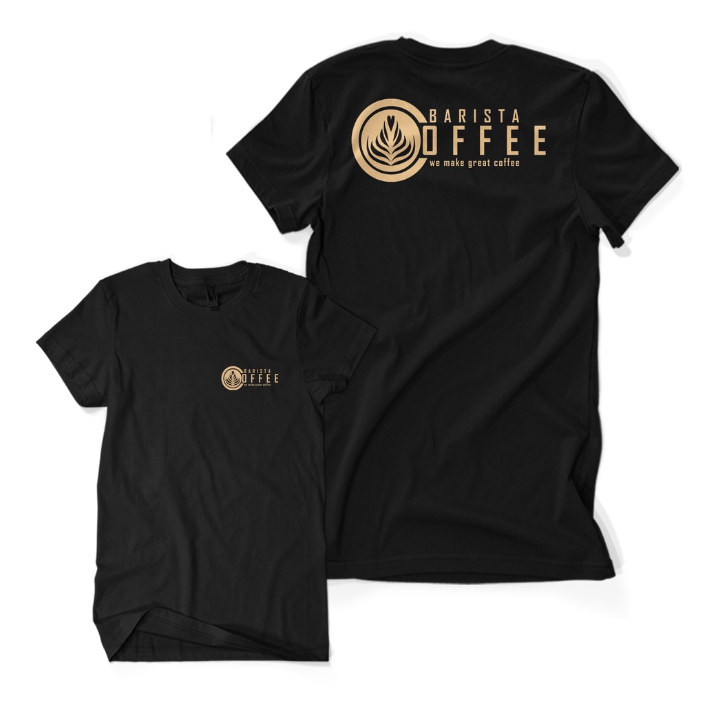 Jual Kaos Pria Premium BARISTA COFFEE - Baju Cafe Kopi Peracik Minuman ...
