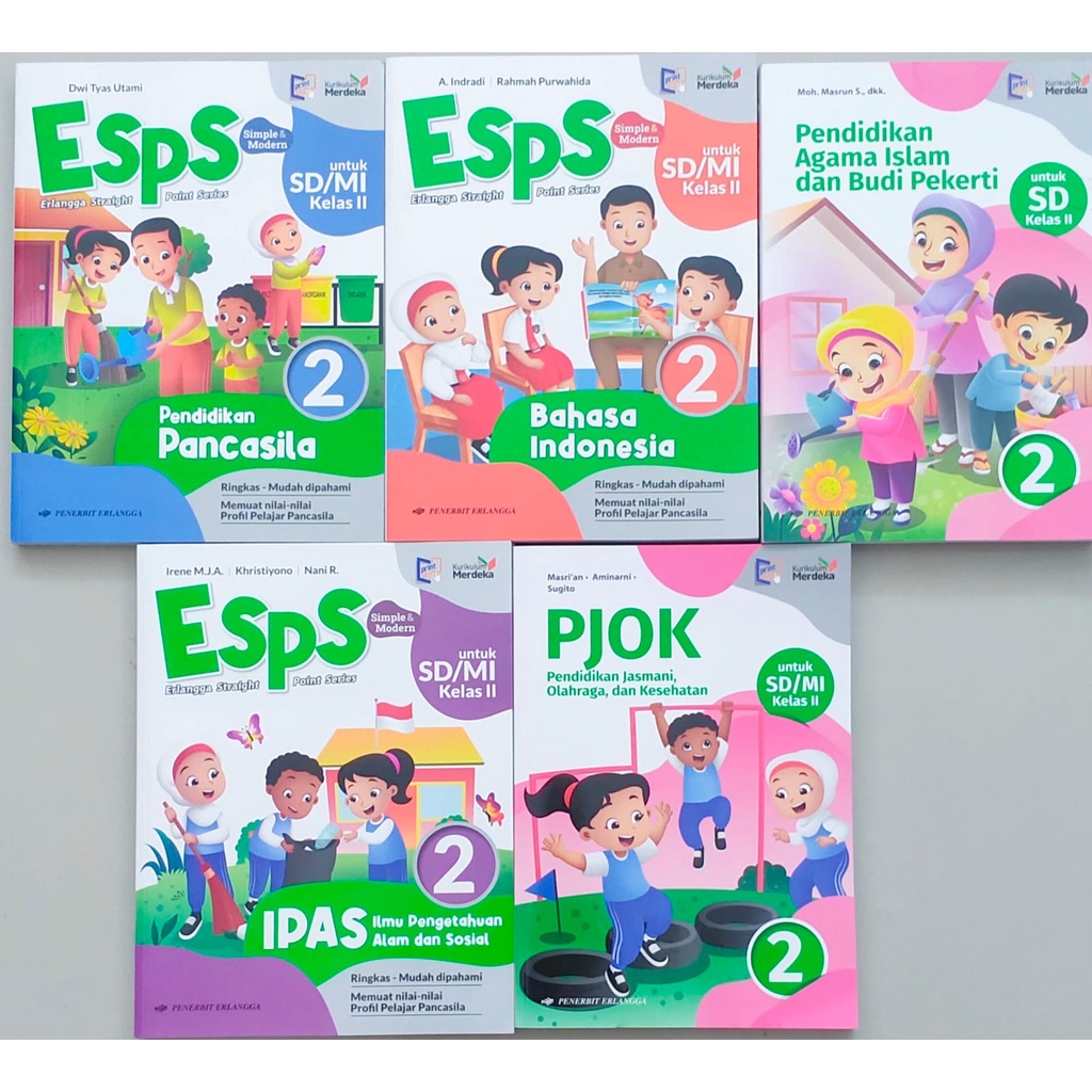 Jual Buku Kurikulum merdeka ESPS Untuk SD / MI Kelas 2 / II penerbit ...
