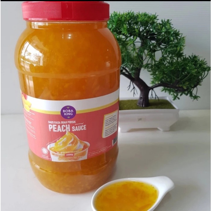 Jual Boba King Peach Jam / Peach Sauce / Syrup | Shopee Indonesia