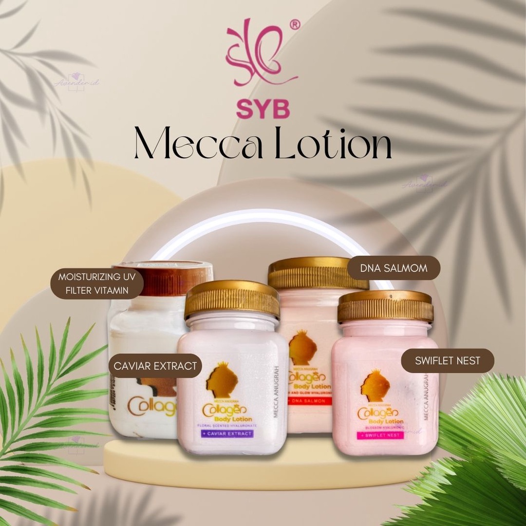 Jual (GET 1 GIFT) MECCA ANUGRAH COLLAGEN BODY LOTION BY SYB ORIGINAL ...