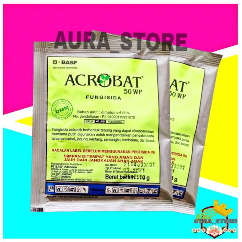 Jual FUNGISIDA SISTEMIK ACROBAT 50 WP 10gr UNTUK PERLAKUAN BENIH PADA ...