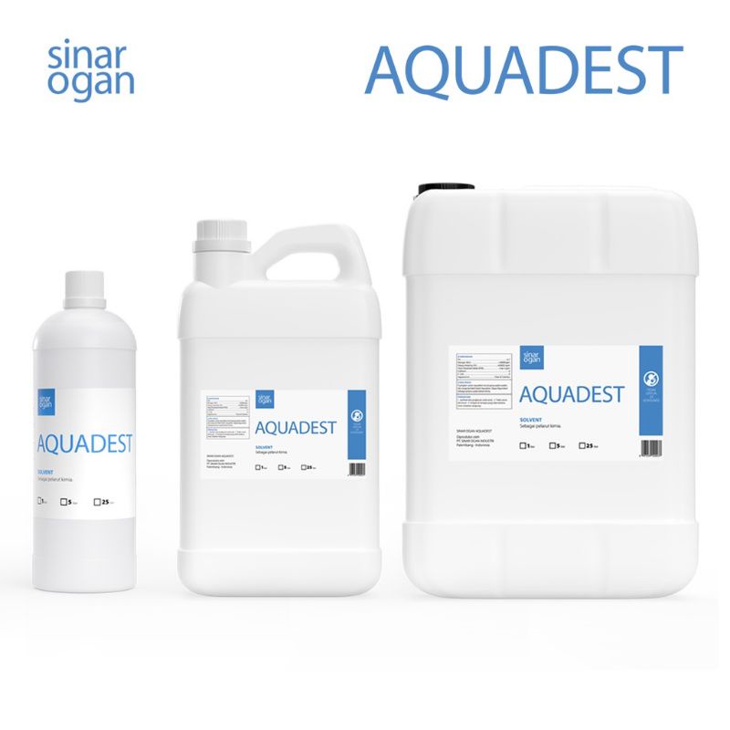 Jual Aquadest 1 Liter Sinar Ogan | Shopee Indonesia