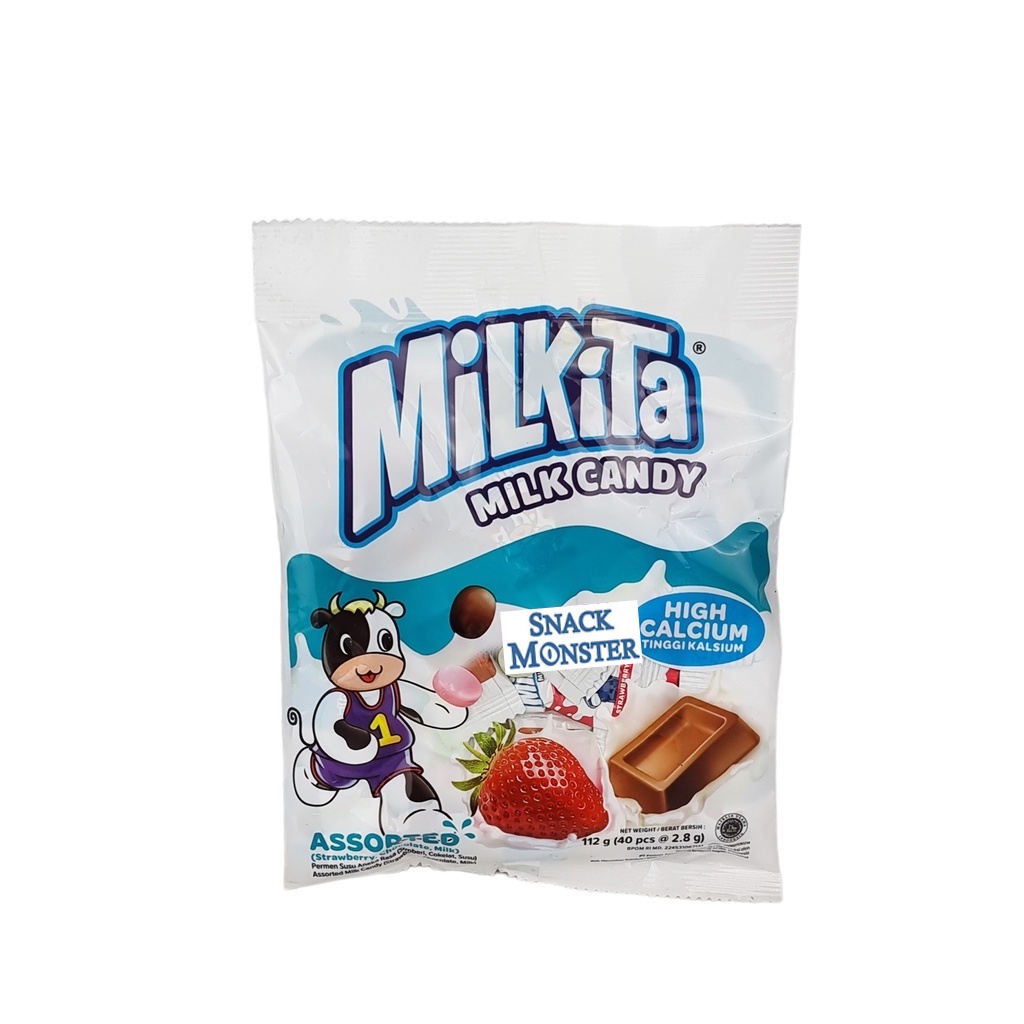 Jual Milkita Assorted Milk Candy - Netto 112 gr (Isi 40 butir) | Shopee ...