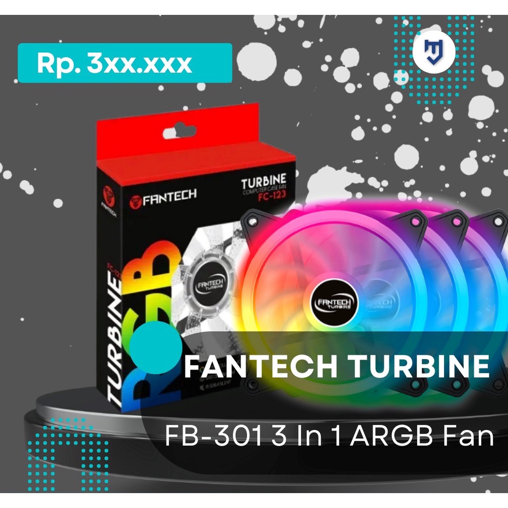 Jual Fantech Turbine 3 In 1 ARGB Fan | Shopee Indonesia