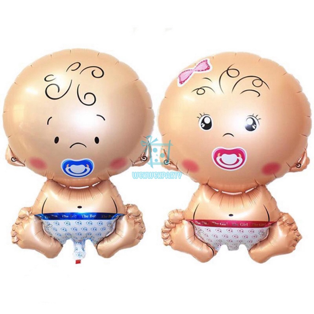 Jual BALON FOIL 3D BABY BOY / GIRL | BABY SHOWER BIRTHDAY | Shopee ...