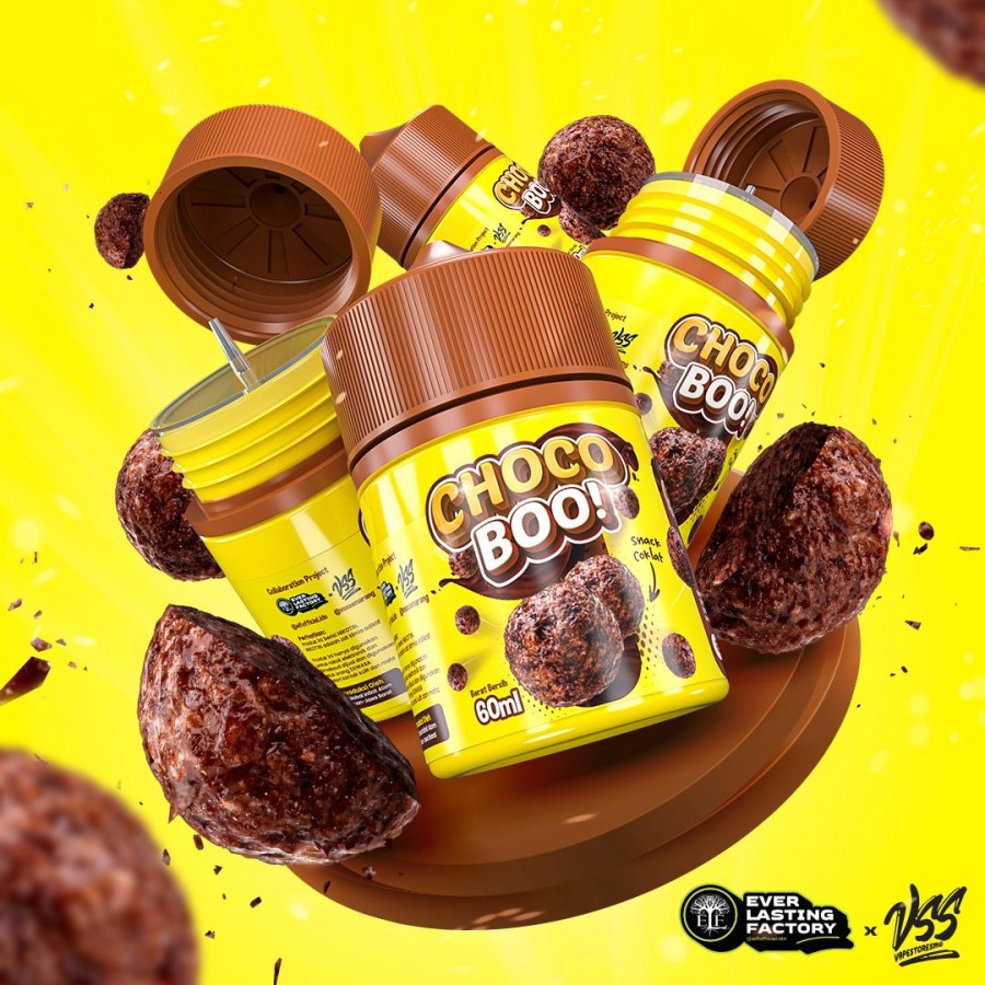 Jual Choco Boo Snack Ball Coklat 60ML by ELF x VSS - Liquid ChocoBoo ...