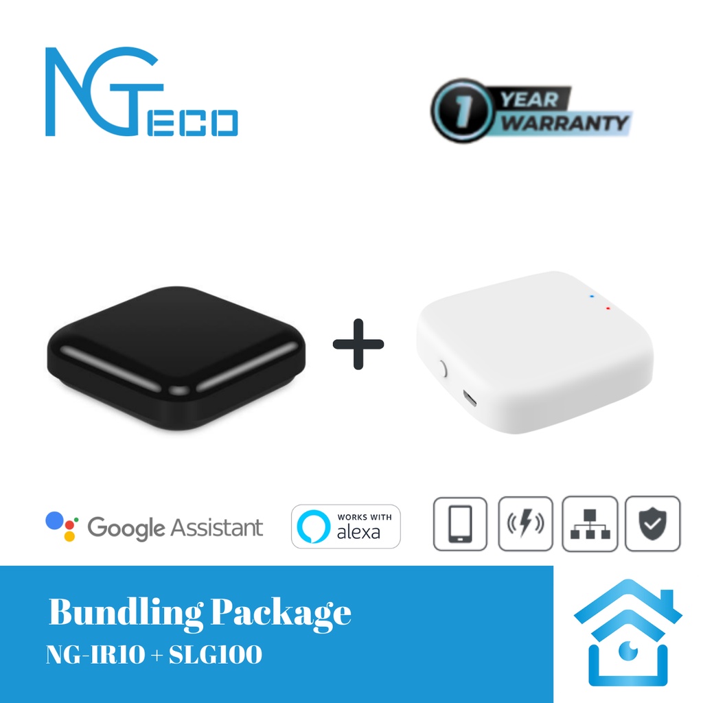 Jual NGTeco Wireless Zigbee Gateway + Wireless Remote IR Controller ...