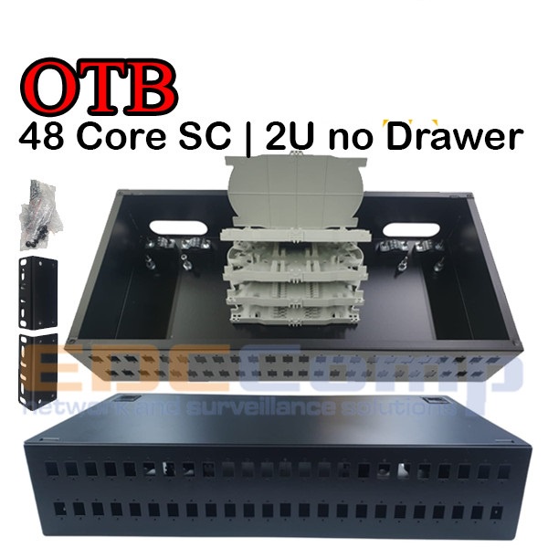 Jual Fiber Optic OTB ODF 48 Core SC 2U no Drawer (Buka Atas) Kosongan | Shopee Indonesia