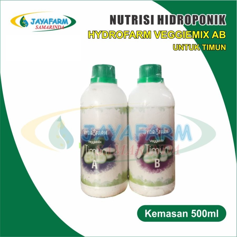 Jual Pupuk Nutrisi Hidroponik AB Mix Veggiemix Hydrofarm Timun 500 ML | Shopee Indonesia