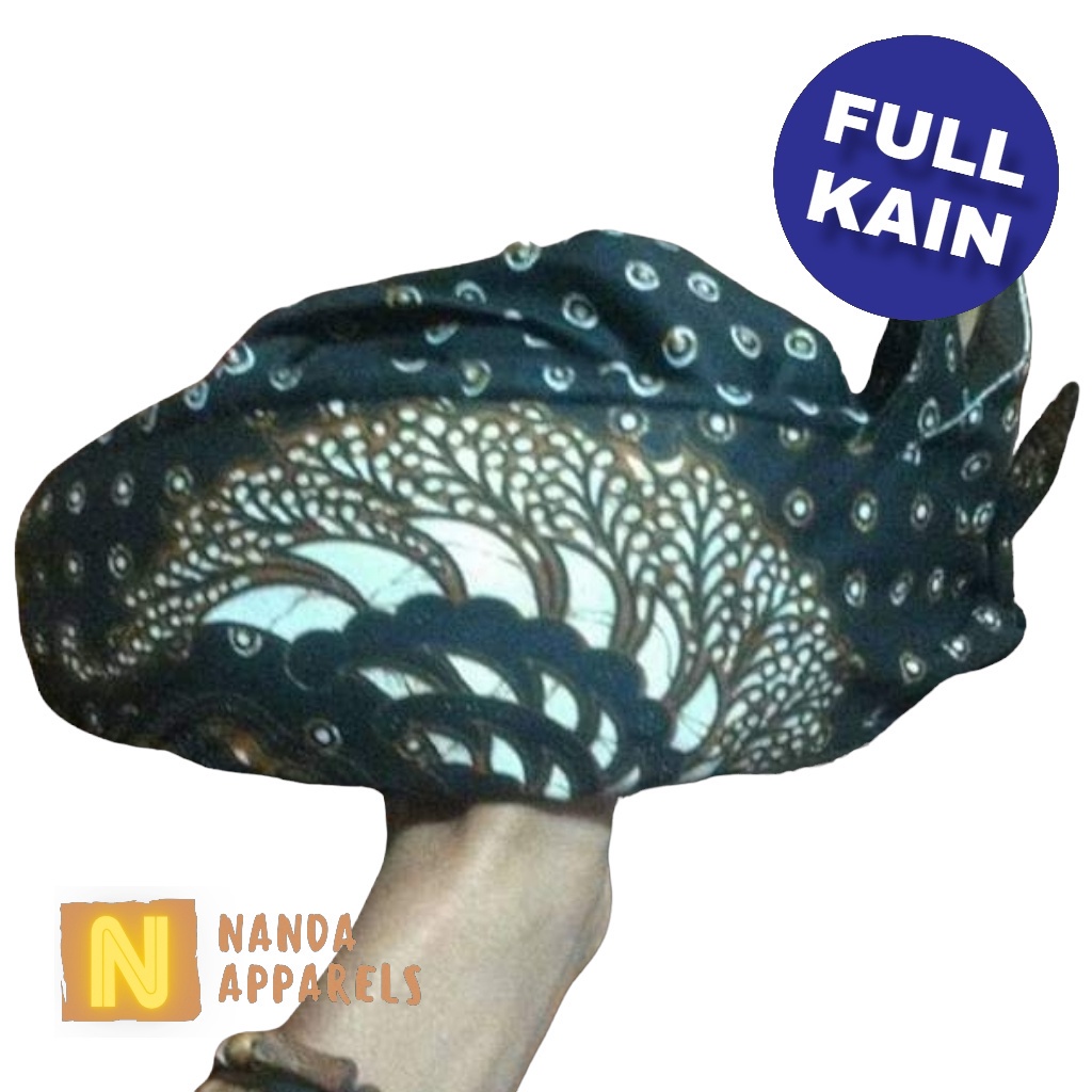 Jual iket makutawangsa tutup FULL KAIN praktis permanen siap pakai ...