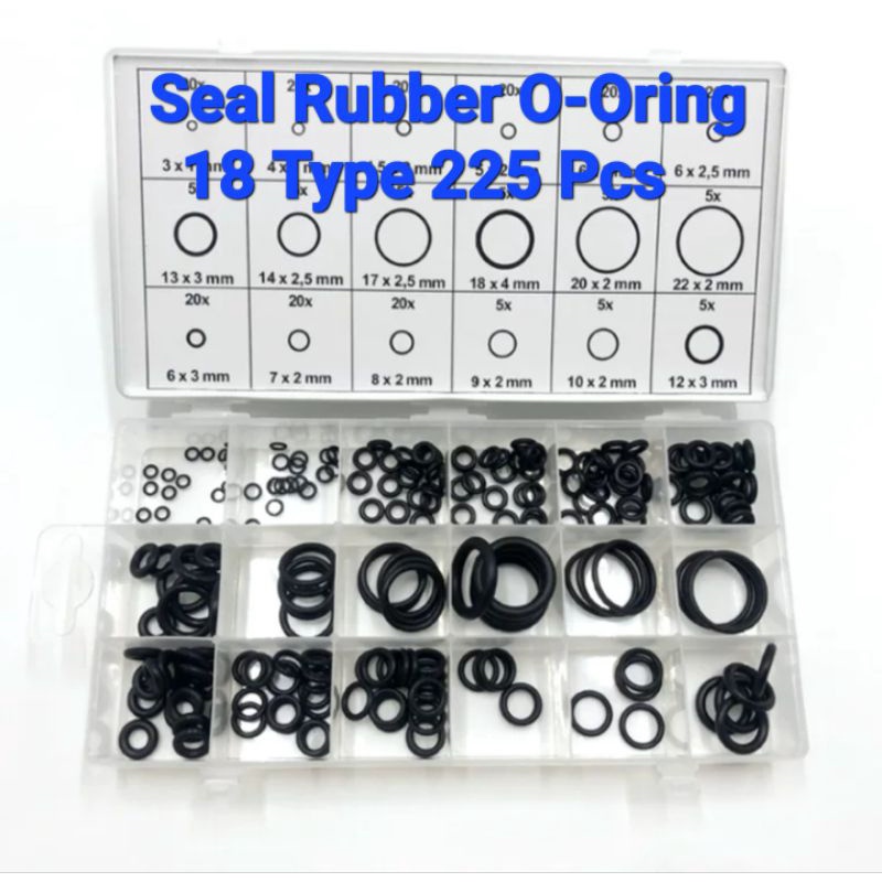 Jual Karet Seal O Ring Set 1 Box Isi 225 Pcs Seal Rubber Oring | Shopee Indonesia