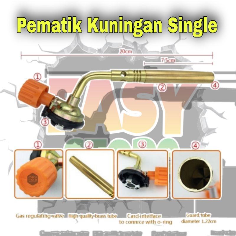 Jual Pematik Kuningan dan Besi Manual / Torch Flame Gun BTM-101B ...