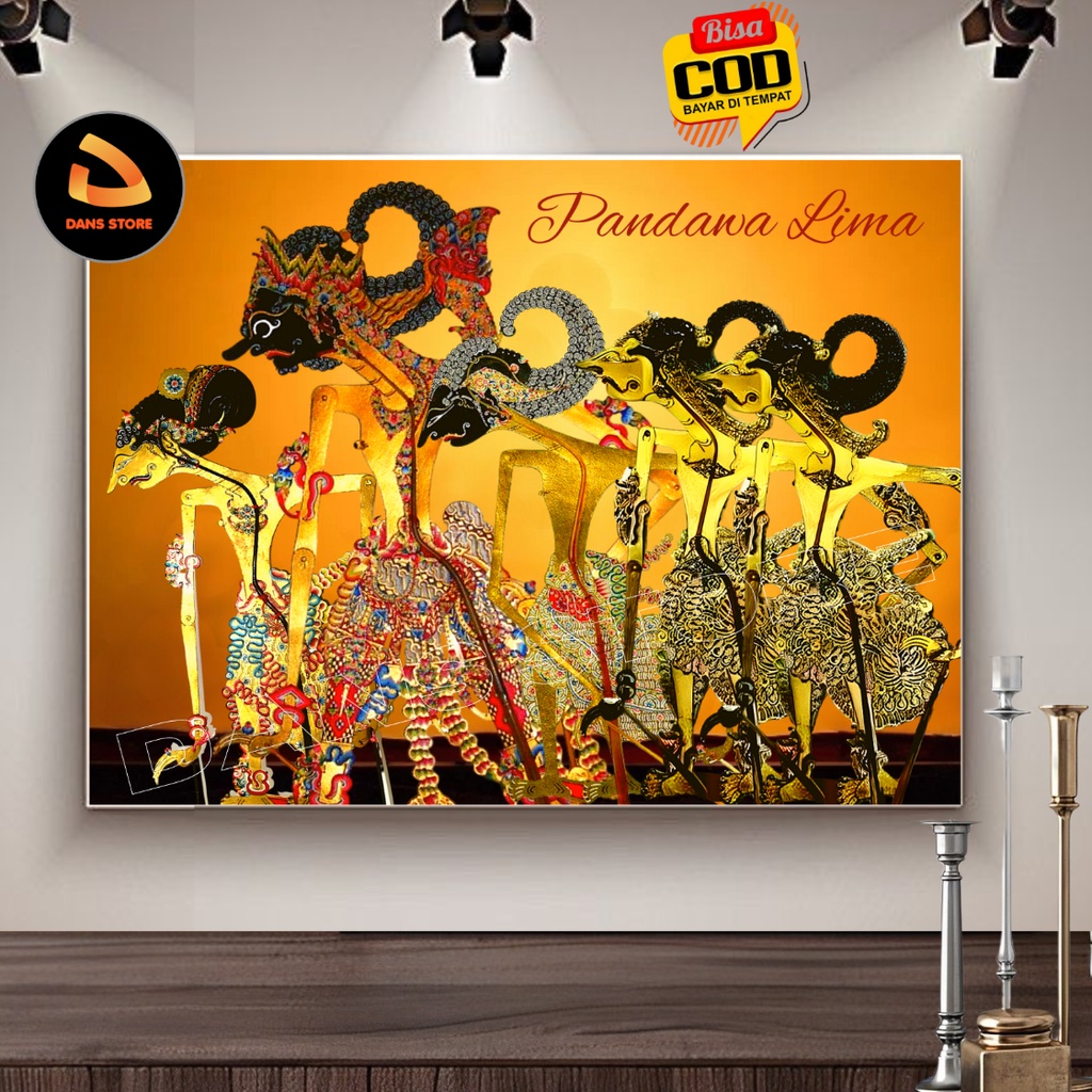 Jual Poster Pandawa Lima Yudistira Bima Arjuna Nakua Sadewa PL1 ...