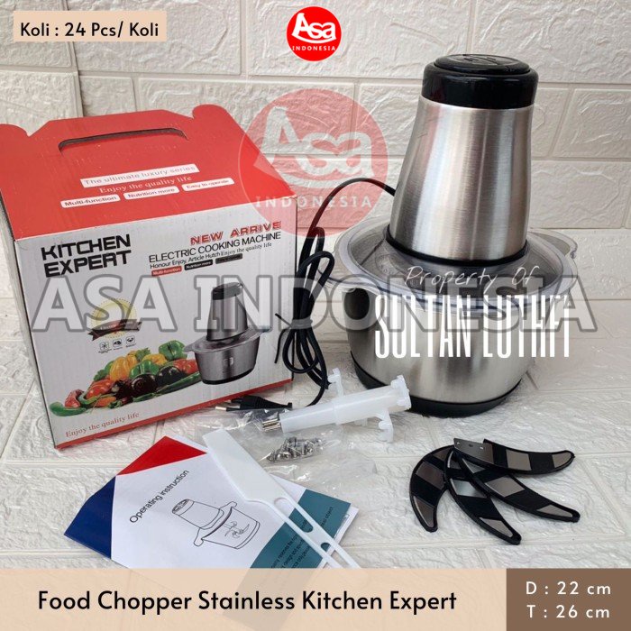 Jual Food Chopper Stainless New Arrive SUS304 - ASA Indonesia | Shopee ...