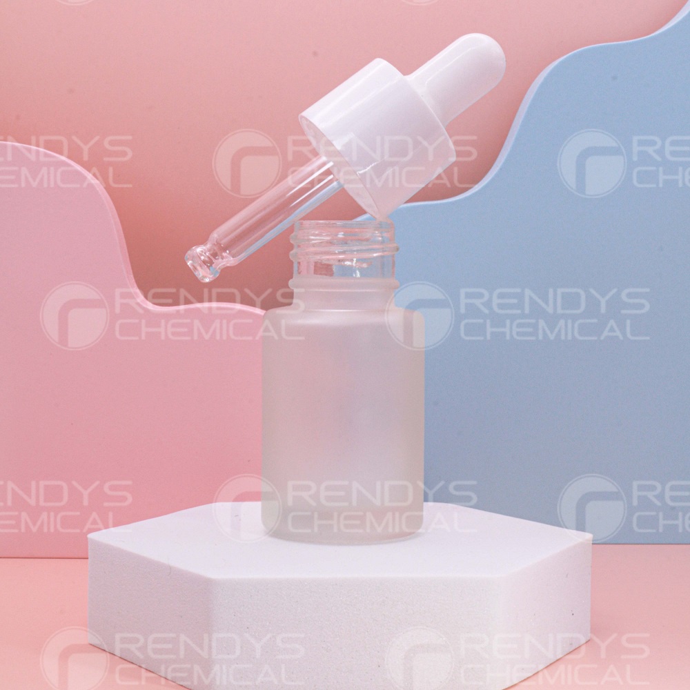 Jual Botol Pipet Kaca Tebal Frosted Bahu Datar 15ML / Botol Serum Buram ...