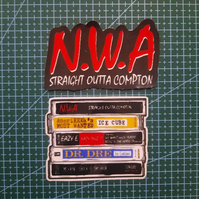 Jual Sticker N.W.A Straight Outta Compton / NWA / DR.DRE / ICE CUBE ...