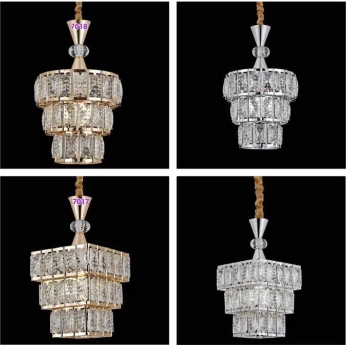 Jual Lampu Gantung Kristal Minimalis Modern Dekrasi Meja Makan & Ruang Tamu Store_Racha | Shopee ...