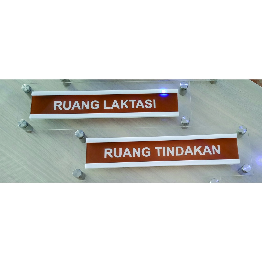 Jual PAPAN AKRILIK SLIDING/NAME TAG SLIDING/ Papan Nama Penunjuk ...