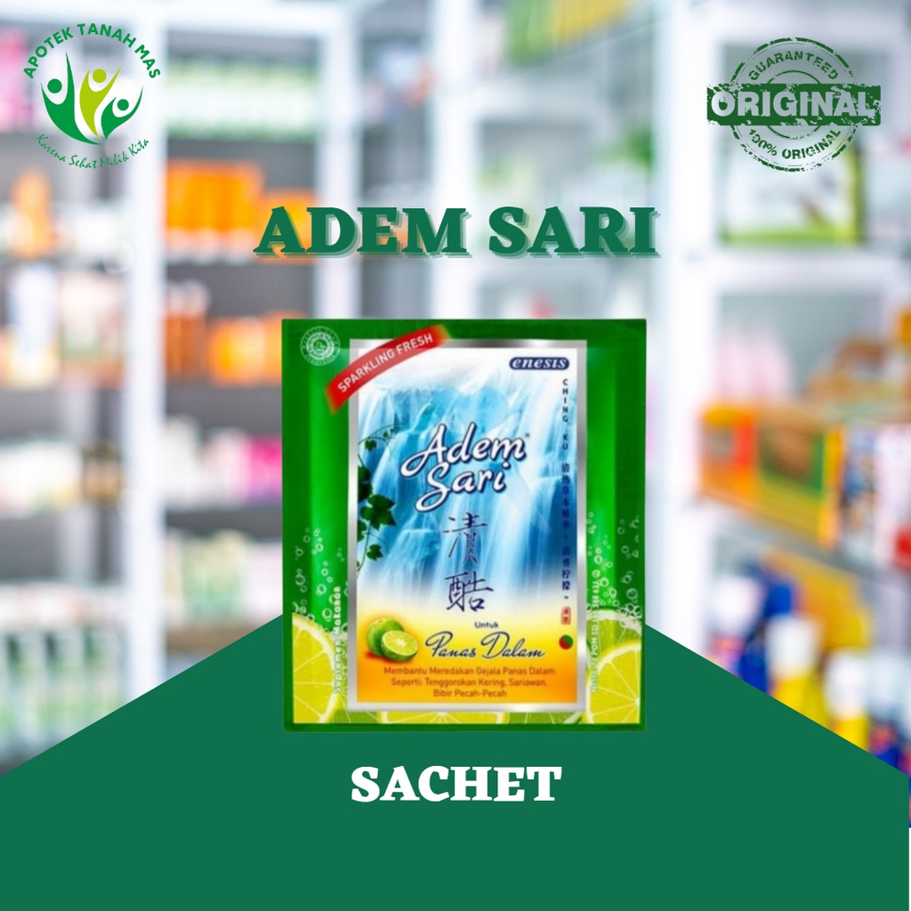 Jual Adem Sari Sachet Untuk Panas Dalam Tenggorokan Sariawan | Shopee ...