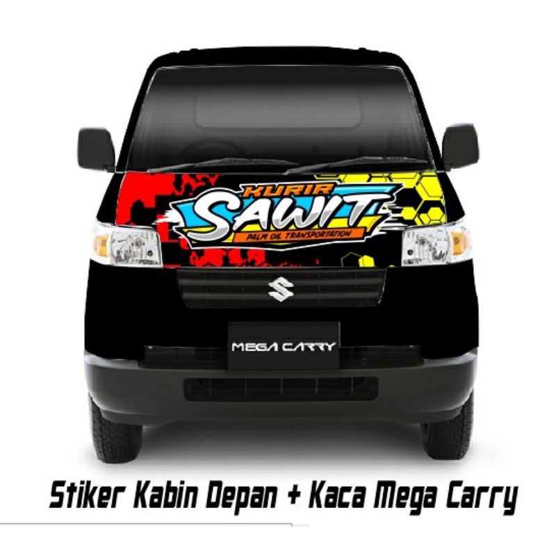 Jual [TERBARU] STIKER KABIN DEPAN MEGA CARRY APV | Shopee Indonesia