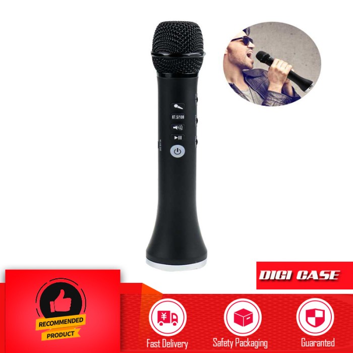 Jual Mic Mikrofon Speaker Karaoke Wireless Bluetooth Portable L-698 ...