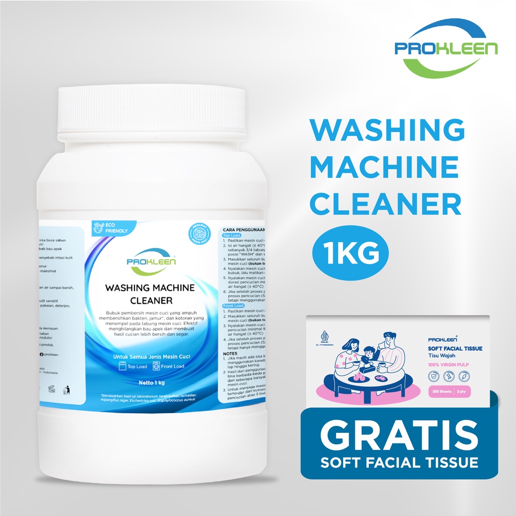 Jual [FREE GIFT] Pembersih Mesin Cuci Washing Machine Cleaner PROKLEEN ...