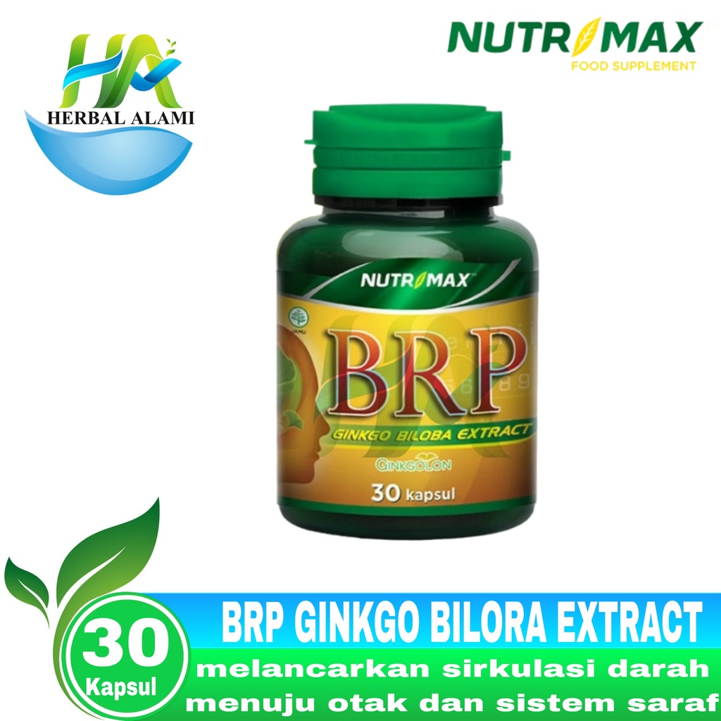 Jual Nutrimax BRP (Ginkgo Biloba Extract) - Suplemen Untuk Daya Ingat ...