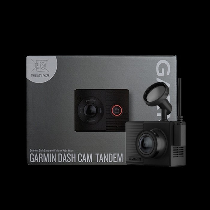Jual GARMIN TANDEM DASH CAM - DUAL-LENS DASH CAM WITH TWO 180-DEGREE ...