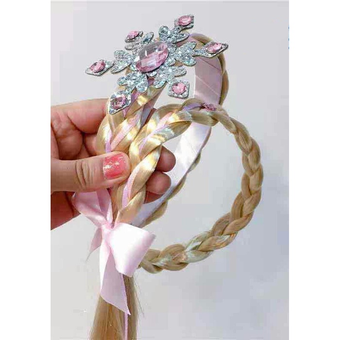 Jual MURAH-Bando Rambut Kepang FROZEN 2 ll ELSA Aksesoris Bandana ...