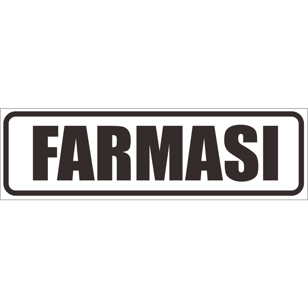 Jual Akrilik / Stiker VInyl Ruang Farmasi | Shopee Indonesia