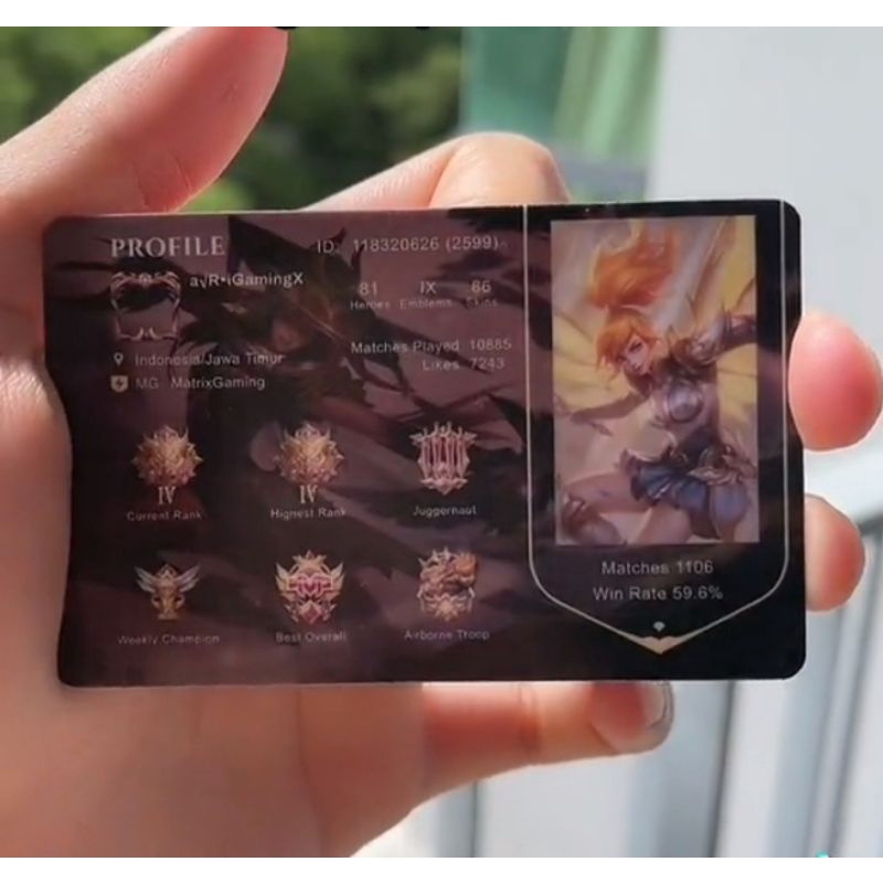 Jual ID Card Mobile Legends | Shopee Indonesia