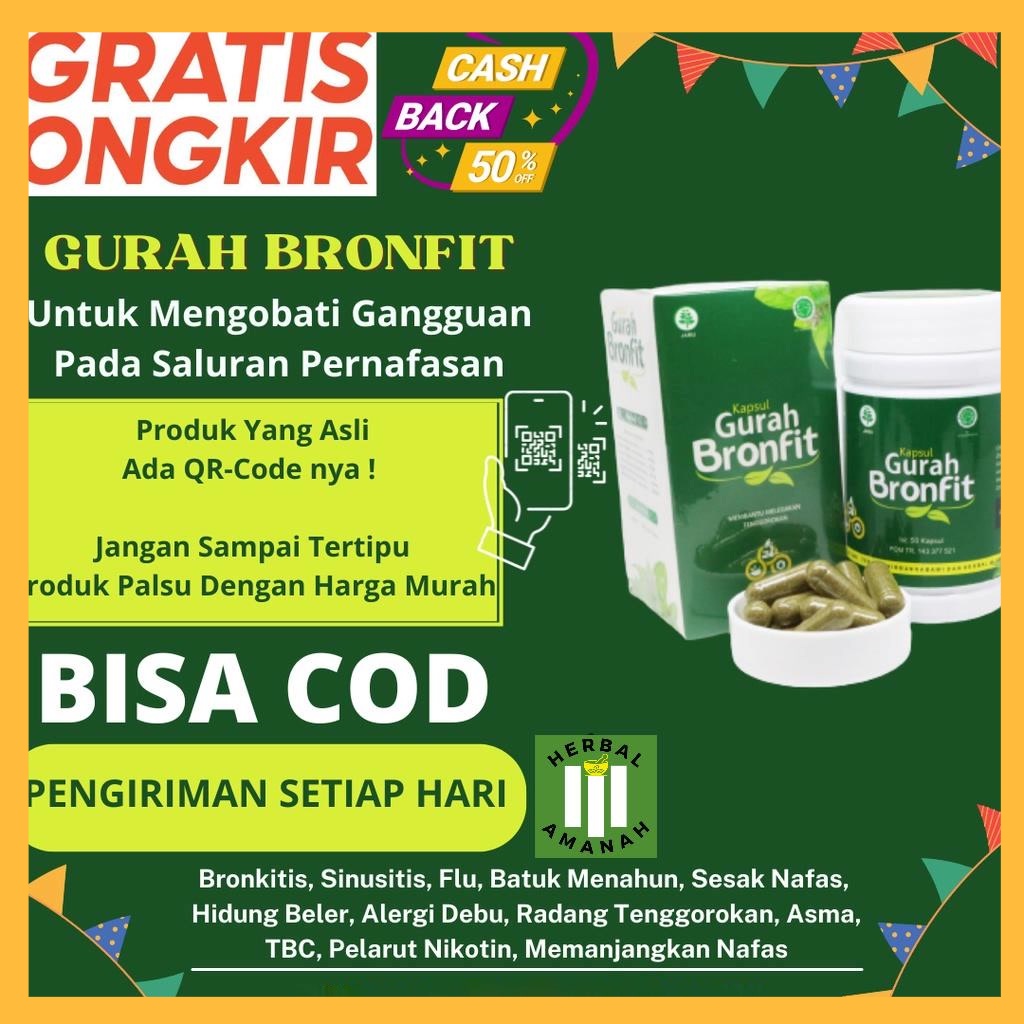 Jual Obat Paru-Paru, TBC, ISPA, Batuk Menahun Herbal Gurah Bronfit ...