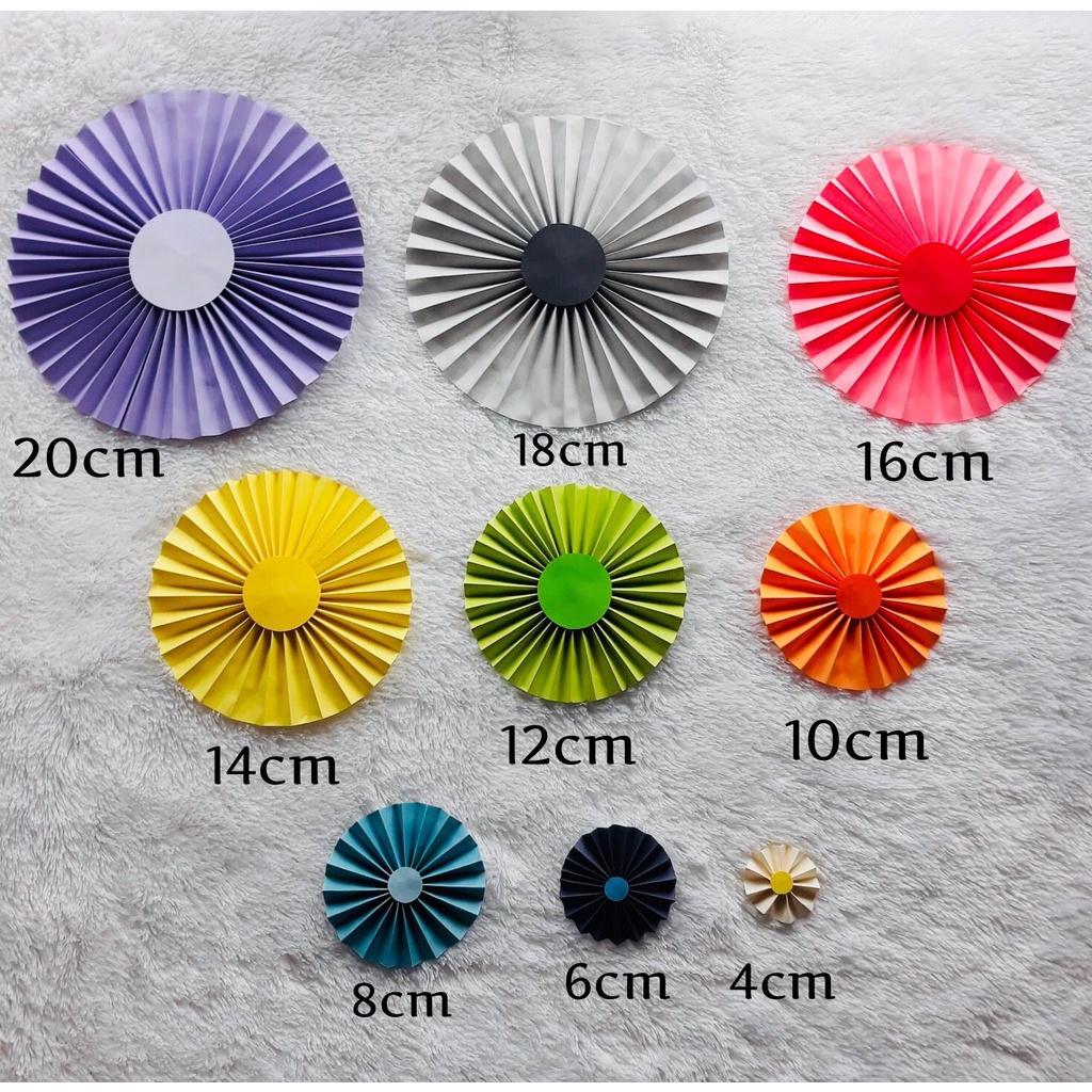 Jual Dekorasi Paper Fan / Kipas Kertas Perlengkapan Dekorasi Pesta ...