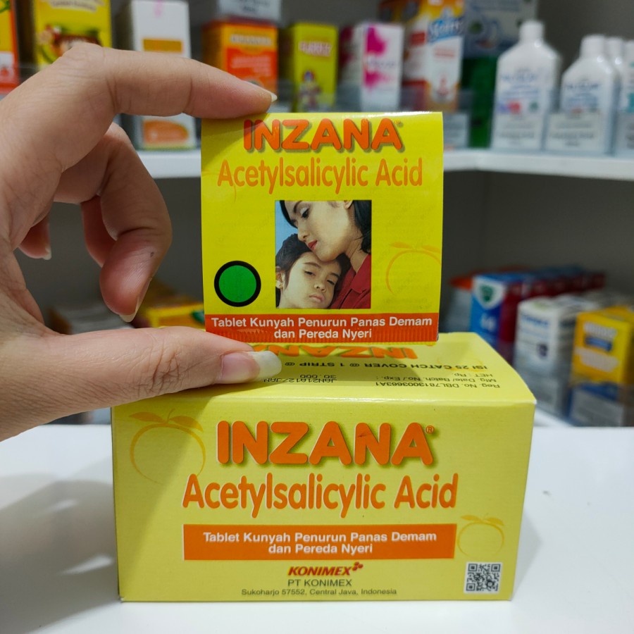Jual Inzana Strip Isi 4 Tablet Obat Original | Shopee Indonesia