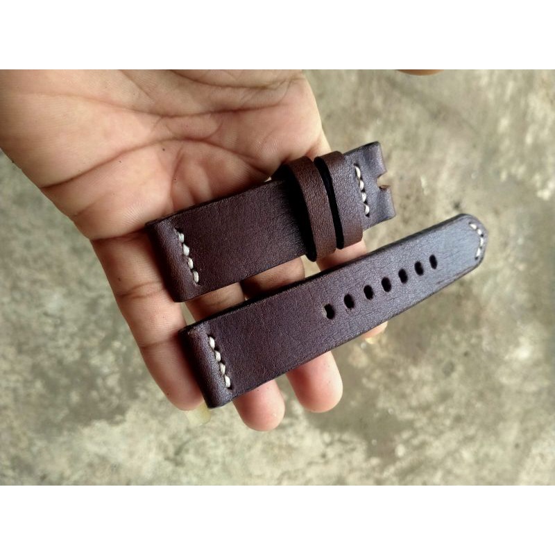 Jual Tali jam kulit asli model simple costum ukuran | Shopee Indonesia