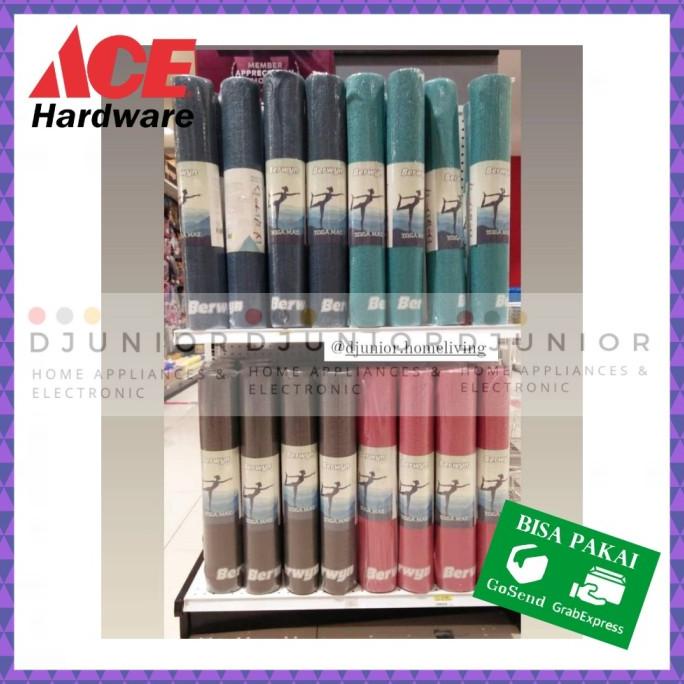 Jual BERWYN - MATRAS YOGA SINGLE LAYER PVC / MAT KARPET ALAS YOGA ...