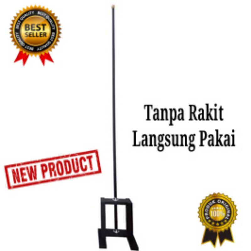 Jual set lengkap tempat bendera 1 lubang + tiang | Shopee Indonesia