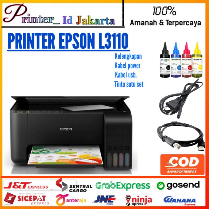 Jual Printer Epson L3110 Print Scan Copy Second Siap Pakai | Shopee ...