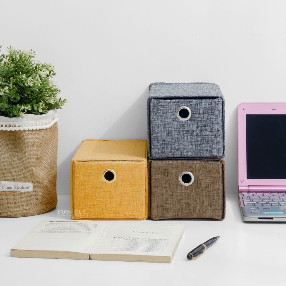 Jual IFURNHOLIC Hako Organizer | Box Penyimpanan Barang | Kotak Storage ...