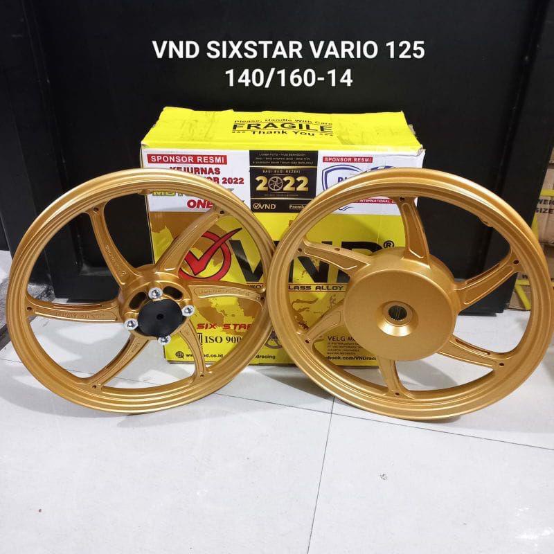 Jual VELG VND RACING SIX STAR HONDA VARIO 125/150 ORIGINAL PNP | Shopee ...