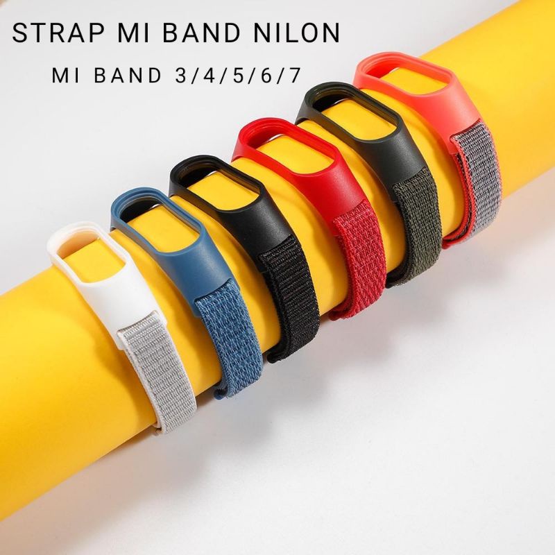 Jual Strap Mi Band 7 6 5 3 4 Nilon Tali Pengganti Xiaomi Mi Band 7 Nilon Warna Warni | Shopee ...