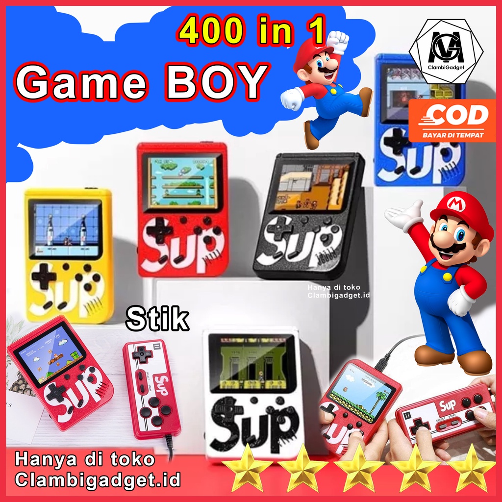 Jual Mainan 2in1 GAME BOY Catro 400 IN 1 8 BIT SUP GameBoy Mini Stik ...