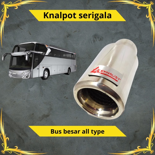 Jual Knalpot serigala Bus besar hino RK,mercy,scania,volvo dll | Shopee ...