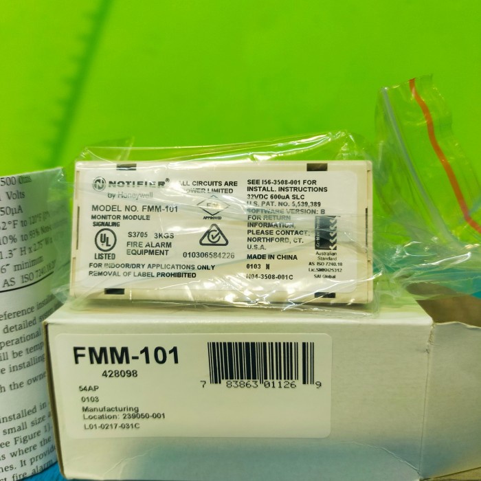 Jual Detect Mini Monitor Module Fmm-101 Fmm101 Notifier Original ...