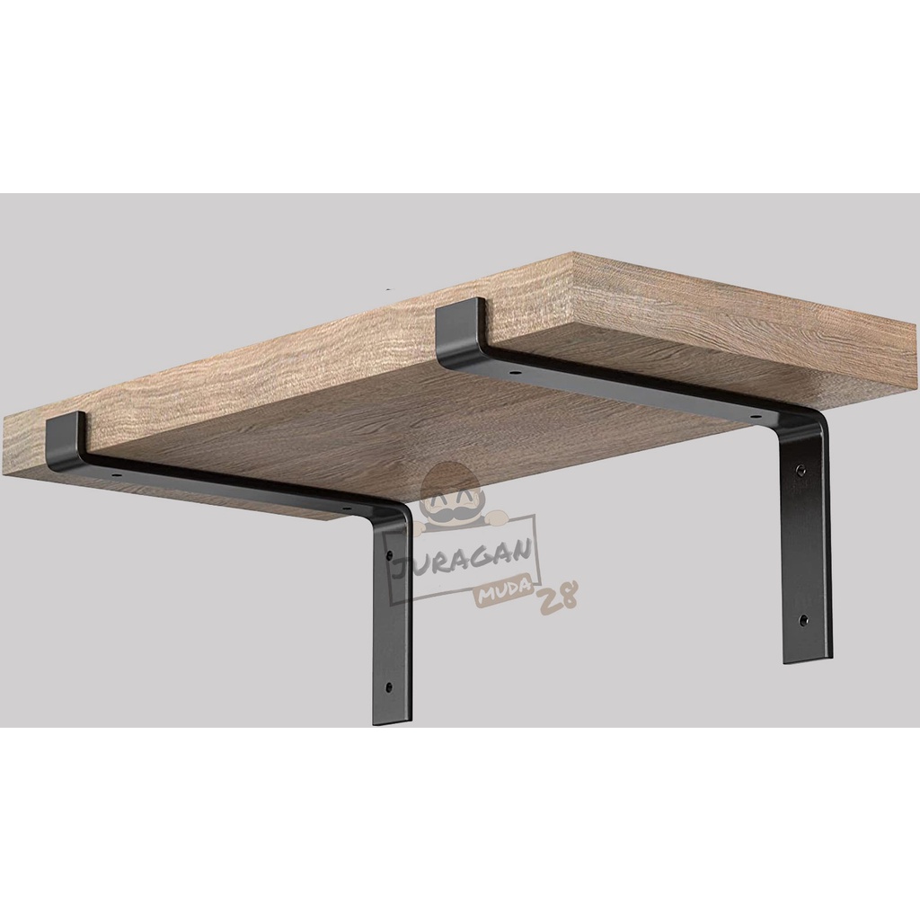 Jual Besi Siku L Penyangga Rak Dinding Bracket Rak Ambalan Model 2 ...